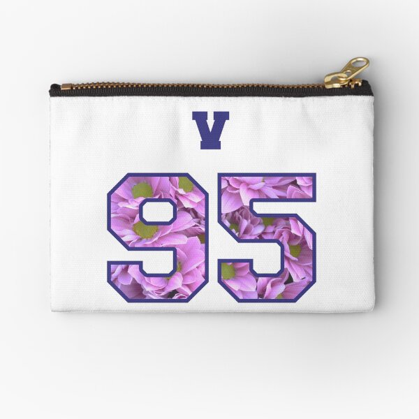 "BTS- V 95 Line Flower Design" Zipper Pouch for Sale by Cloakandbadger ...