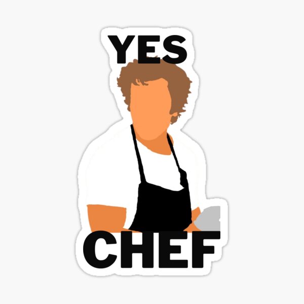 "Yes, Chef The Original Berf of Chicagoland " Sticker for Sale by ...