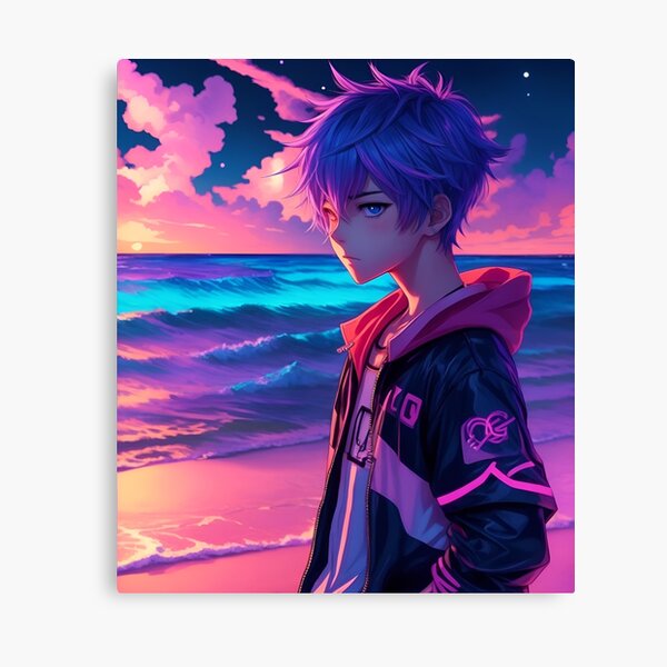 Cute Anime Boy Canvas Prints for Sale Redbubble