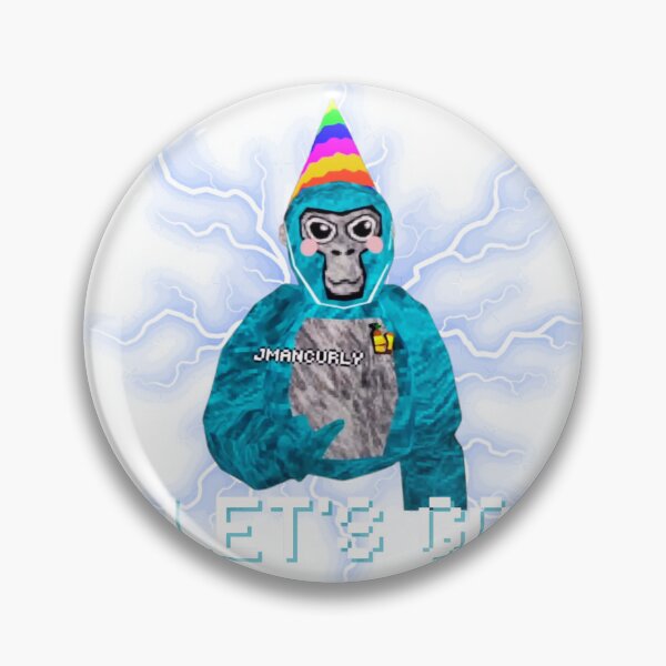 "Gorilla Tag Jmancurly Monke Merch Classic " Pin for Sale by ...
