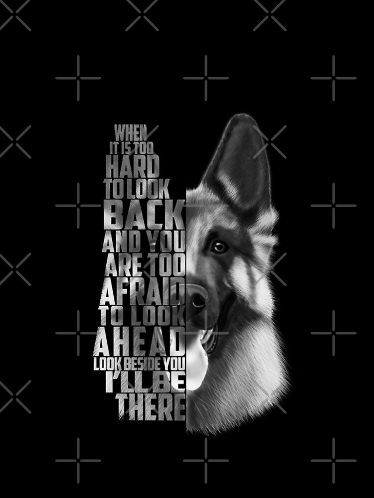 "German Shepherd Quote, German Shepherd Text, German Shepherd Black and ...