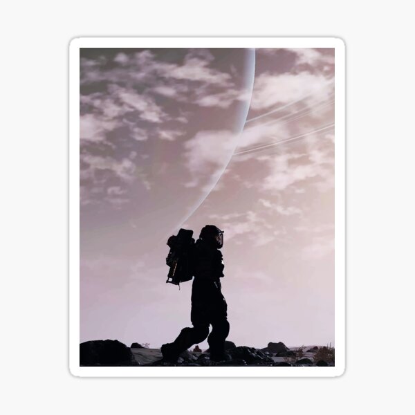 "Starfield game, Constellation artwork" Sticker by SAnAirART | Redbubble