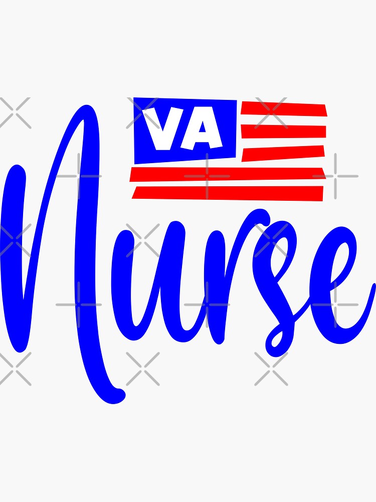 "VA nurse" Sticker for Sale by Colorfulman | Redbubble