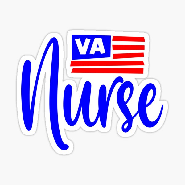 "VA nurse" Sticker for Sale by Colorfulman | Redbubble