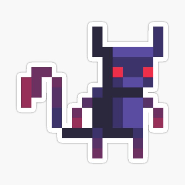 "demon pixels" Sticker for Sale by RexieLovelis | Redbubble