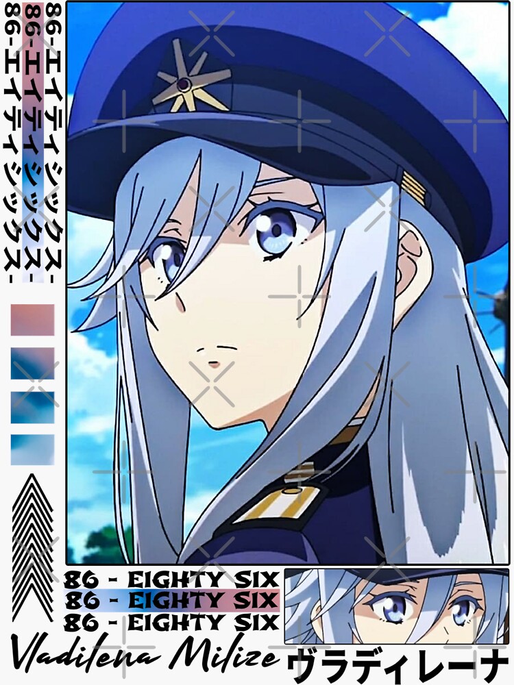 "Vladilena Milize | 86 - Eighty Six " Sticker for Sale by KichiYou7 | Redbubble
