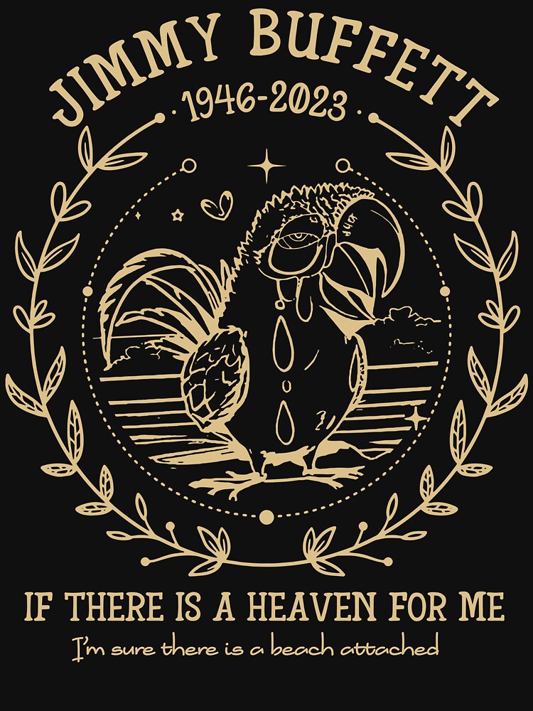 "RIP Jimmy Buffett Parrothead Jimmy Buffett Memorial" Essential T-Shirt ...
