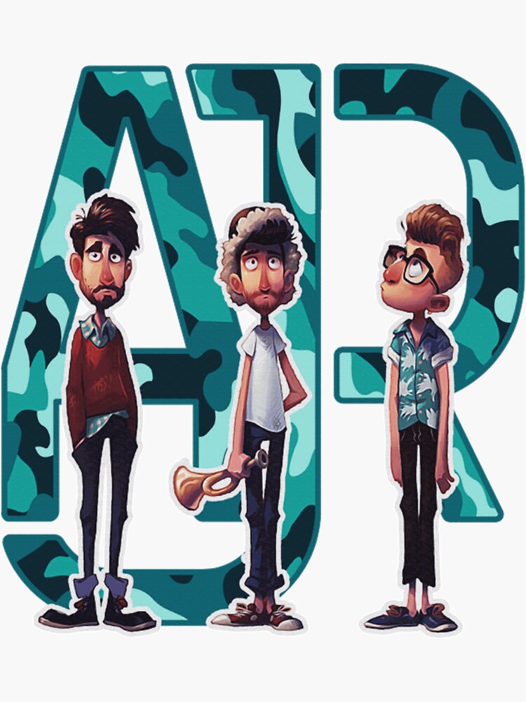 "ajr-tour-merch--" Sticker by KimsMckeown | Redbubble