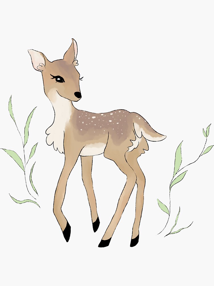 "Doe" Sticker by Tokito-sempai | Redbubble