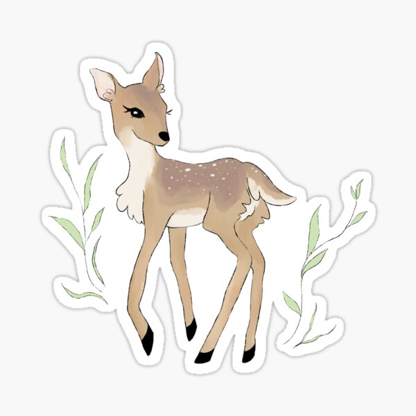 "Doe" Sticker by Tokito-sempai | Redbubble