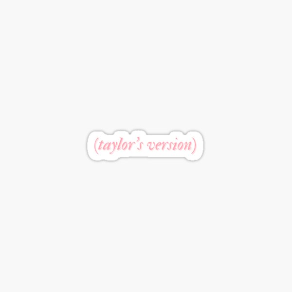 Taylor's Version Stickers for Sale | Redbubble