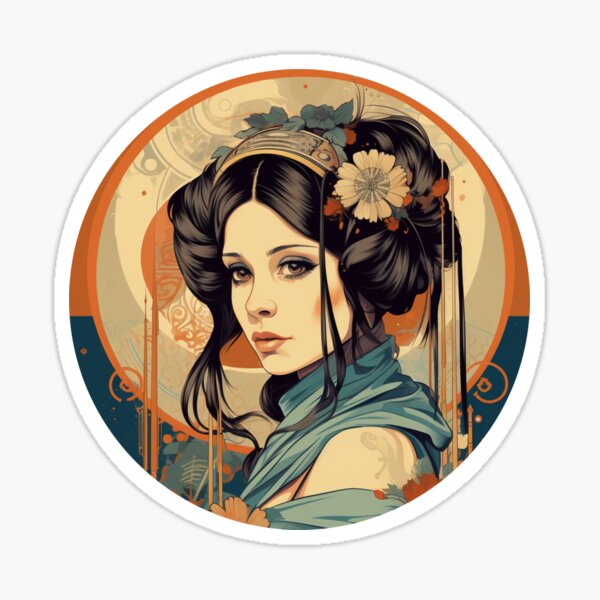 "Space Siren" Sticker for Sale by MendaciousMina | Redbubble