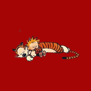 "Calvin and Hobbes Sleepy Time" Framed Art Print for Sale by ...