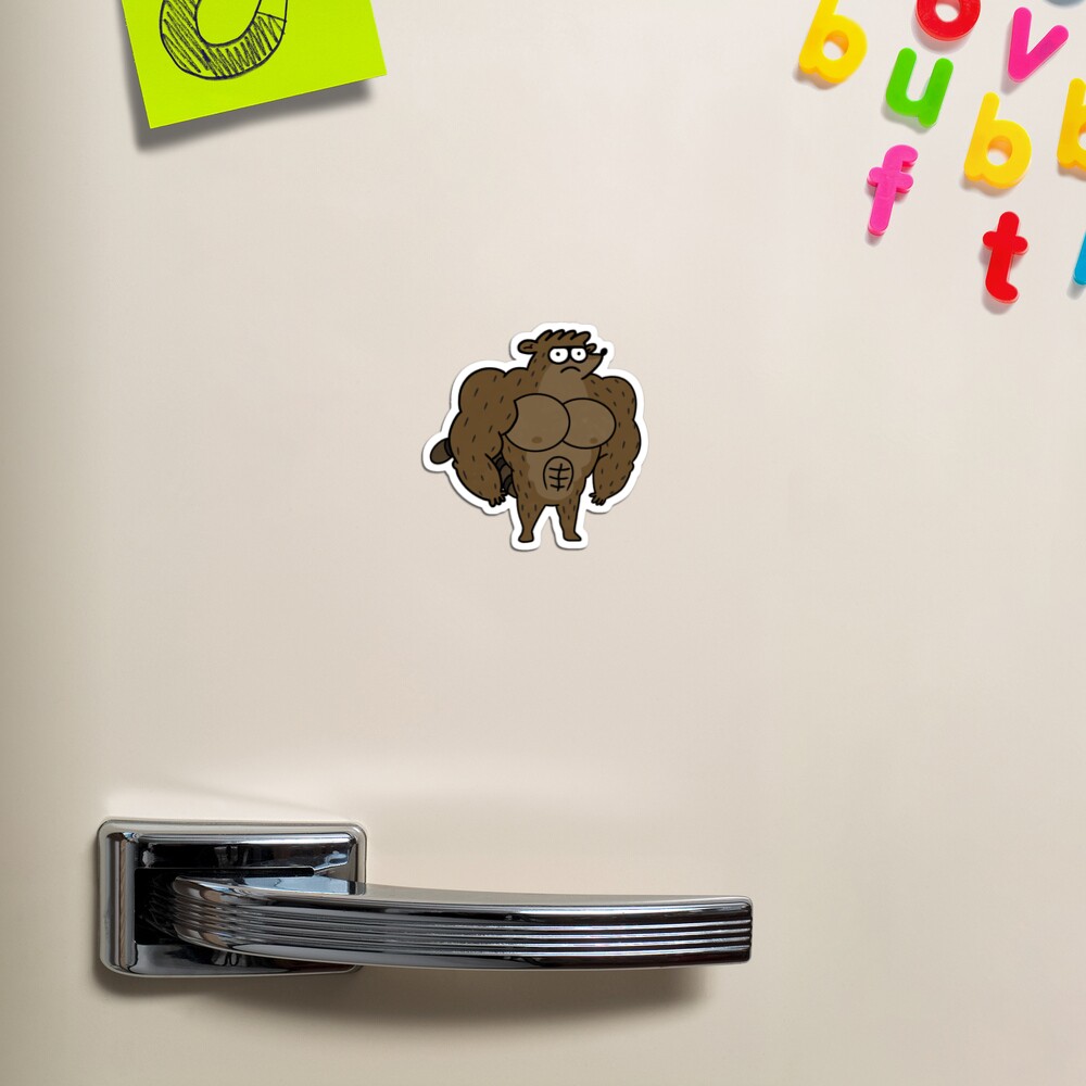 "buff rigby" Sticker for Sale by kdm-art | Redbubble