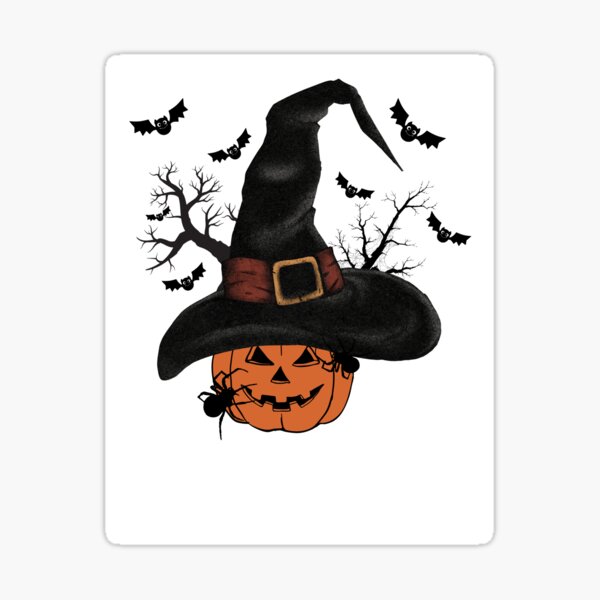 "Scary pumpkin" Sticker for Sale by Efimija | Redbubble