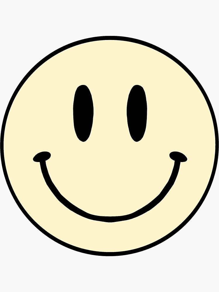"Pastel yellow face" Sticker for Sale by itsssfarida | Redbubble