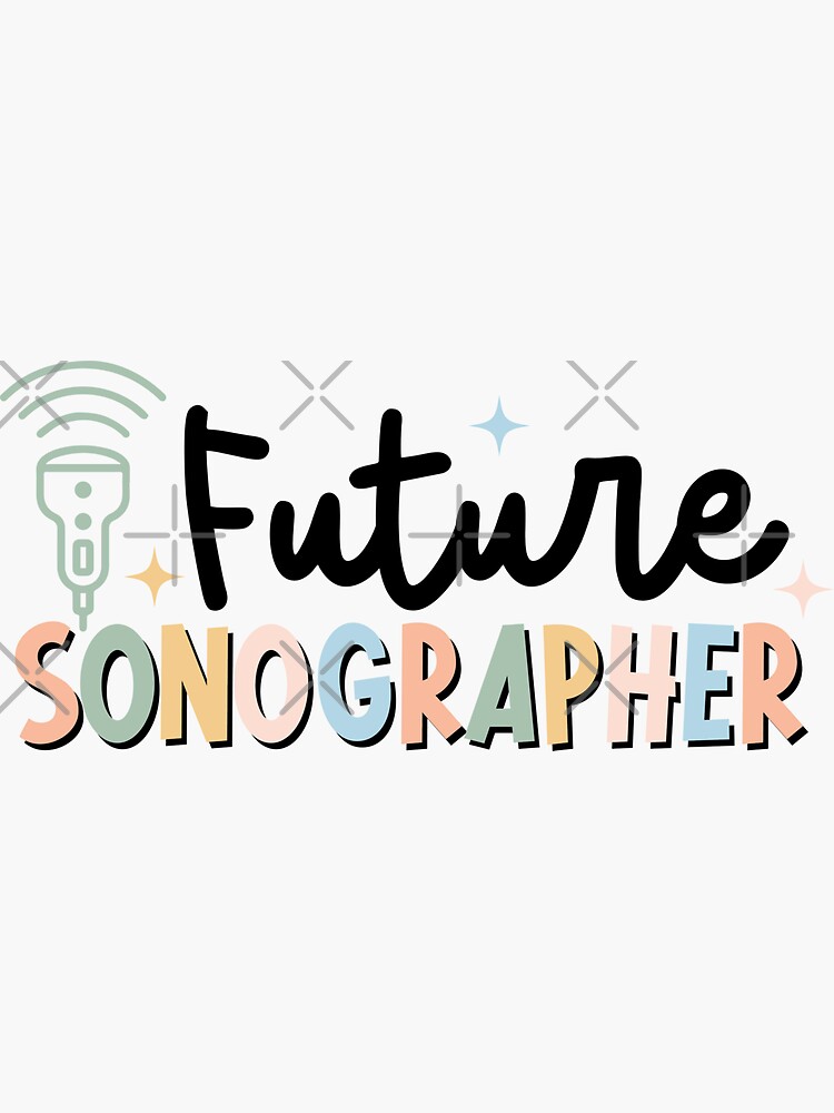 "Future Sonographer" Sticker for Sale by hautehub | Redbubble