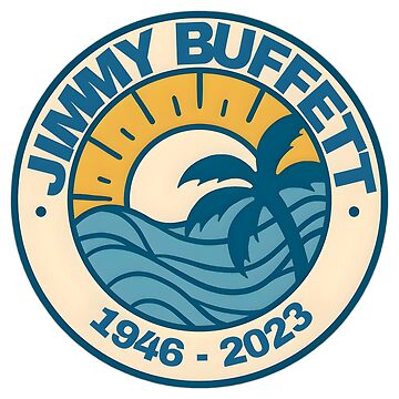 "RIP Jimmy Buffett " Sticker for Sale by Deviantbubble | Redbubble