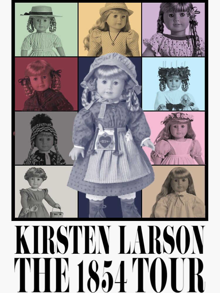 "The 1854 Tour - Kirsten Historical American Pioneer Girl Doll" Sticker ...