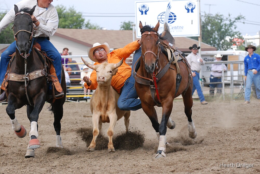 "bulldogging" by Heath Dreger | Redbubble