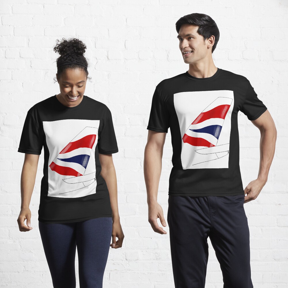 "British Aircraft Union Flag Tale Livery Illustration" Poster for Sale ...