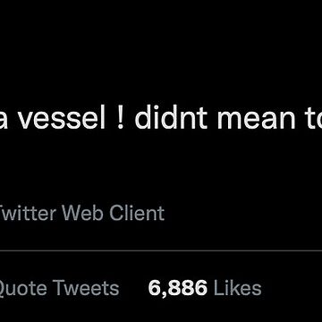 "Vessel Bladee Tweet" Sticker for Sale by liamro05 | Redbubble