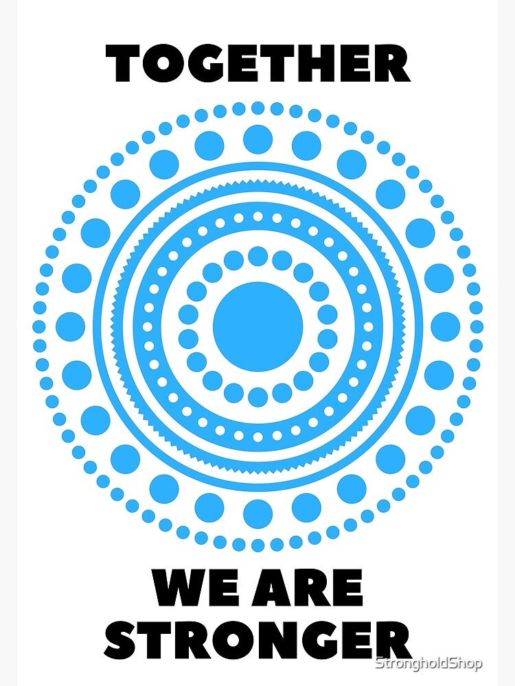 "Together We Are Stronger - Light Blue - Dissociative Identity Disorder ...