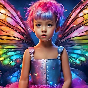 "Zephyr-Punky Pop Art Bubble Fairy" Sticker for Sale by FaerieFusion ...