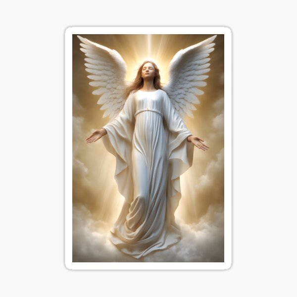"Guardian angel" Sticker by paxedition | Redbubble