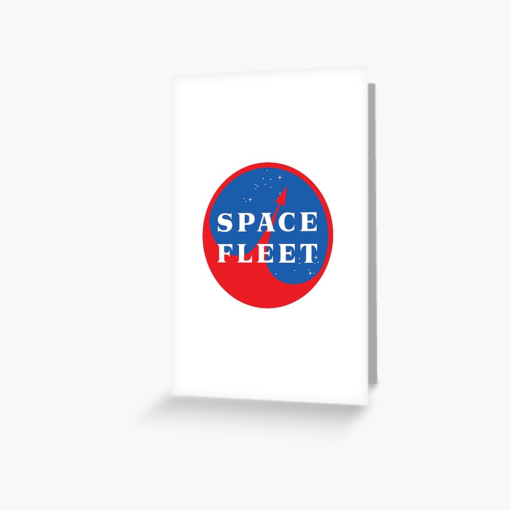 "Space Fleet Logo" Greeting Card for Sale by fashionsforfans | Redbubble