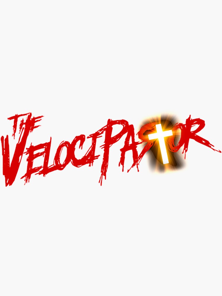 "VelociPastor" Sticker by MooreChabot | Redbubble