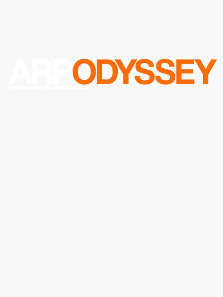Sticker mit "Arp-Odyssey-Logo--" von SoraHubbs | Redbubble