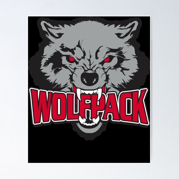 "Wolf pack" Poster for Sale by MercerSennevil | Redbubble