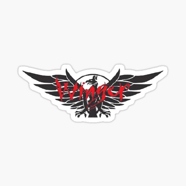 "Winger band" Sticker for Sale by AubertMarleau | Redbubble