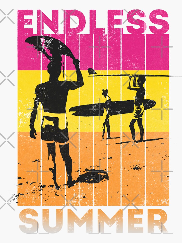 "Endless Summer" Sticker for Sale by MouvadSki | Redbubble