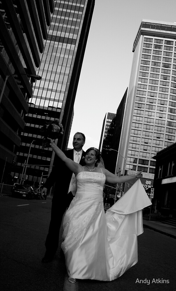 "wedding in the street" by Andy Atkins | Redbubble