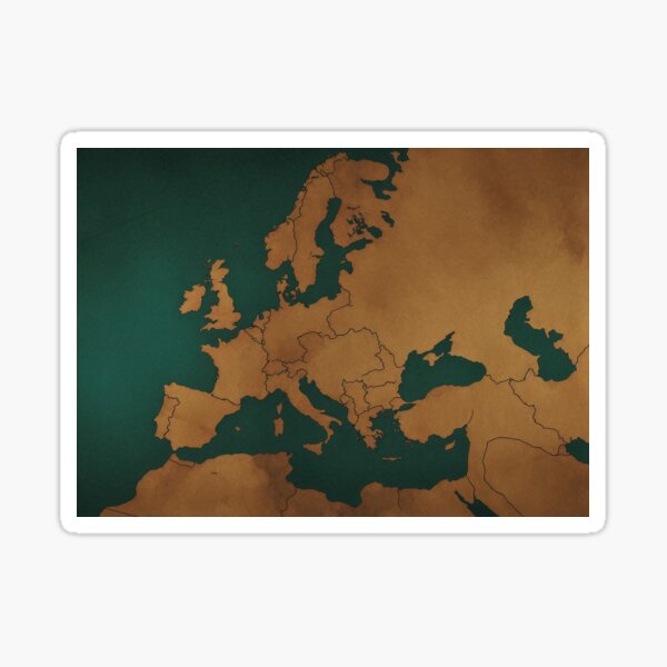 "1914 Europe Map " Sticker for Sale by CSM0001 | Redbubble
