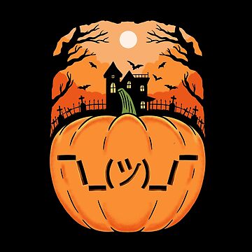 "Halloween Shrug" Sticker for Sale by coffeeman | Redbubble