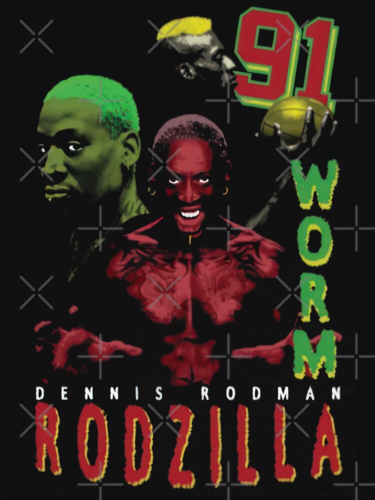 "Vintage Dennis Rodman Rodzilla Bootleg" Essential T-Shirt for Sale by ...