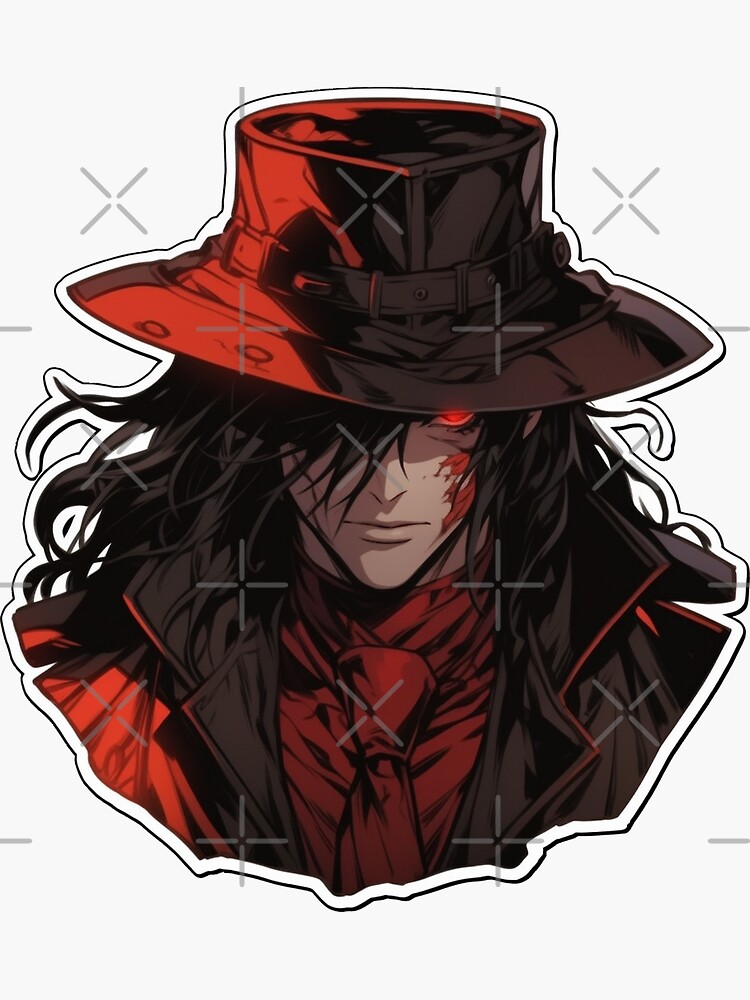 "Dark Alucard" Sticker for Sale by SchellStation | Redbubble