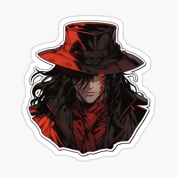 "Dark Alucard" Sticker for Sale by SchellStation | Redbubble