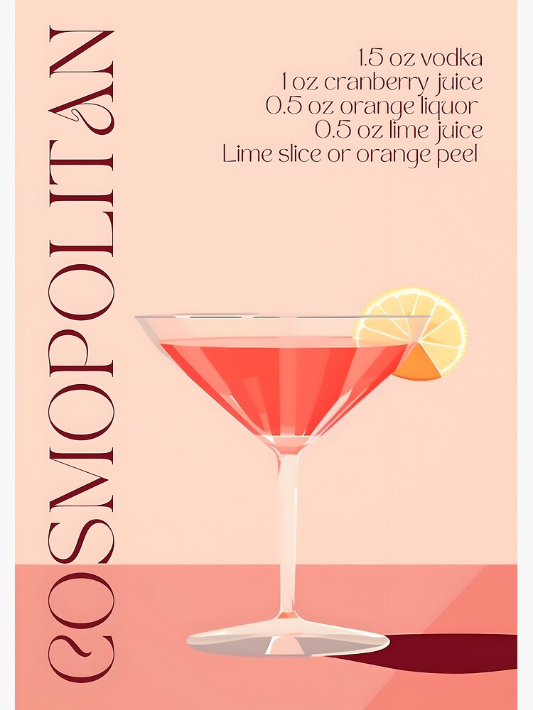 "Cosmopolitan" Poster for Sale by printablebundle | Redbubble