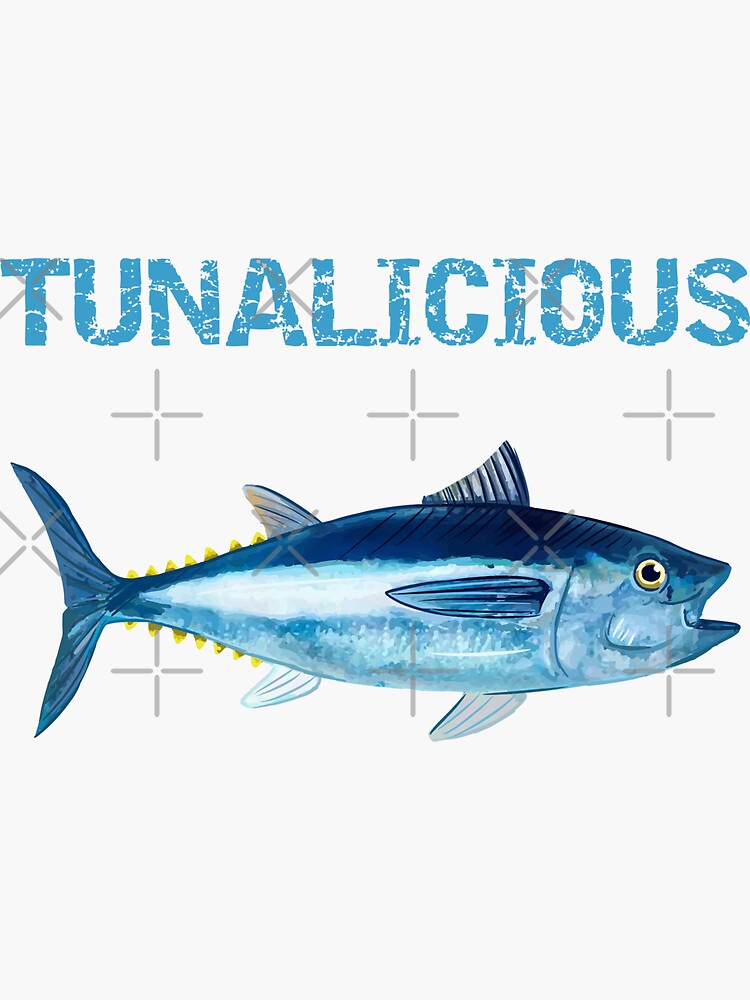 "Tunalicious | Bluefin Tuna" Sticker for Sale by blueshore | Redbubble