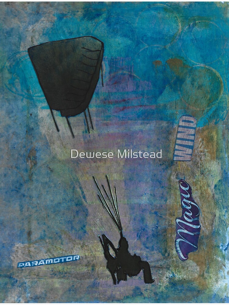 "Magic Wind" Sticker for Sale by Dewese Milstead | Redbubble