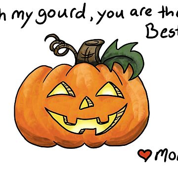 "Oh My Gourd" Sticker for Sale by N1x13 | Redbubble