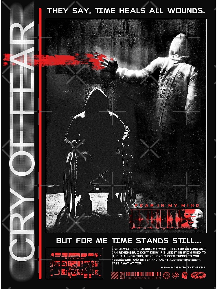 Simon Henriksson Cry Of Fear Poster For Sale By Ronnius Redbubble