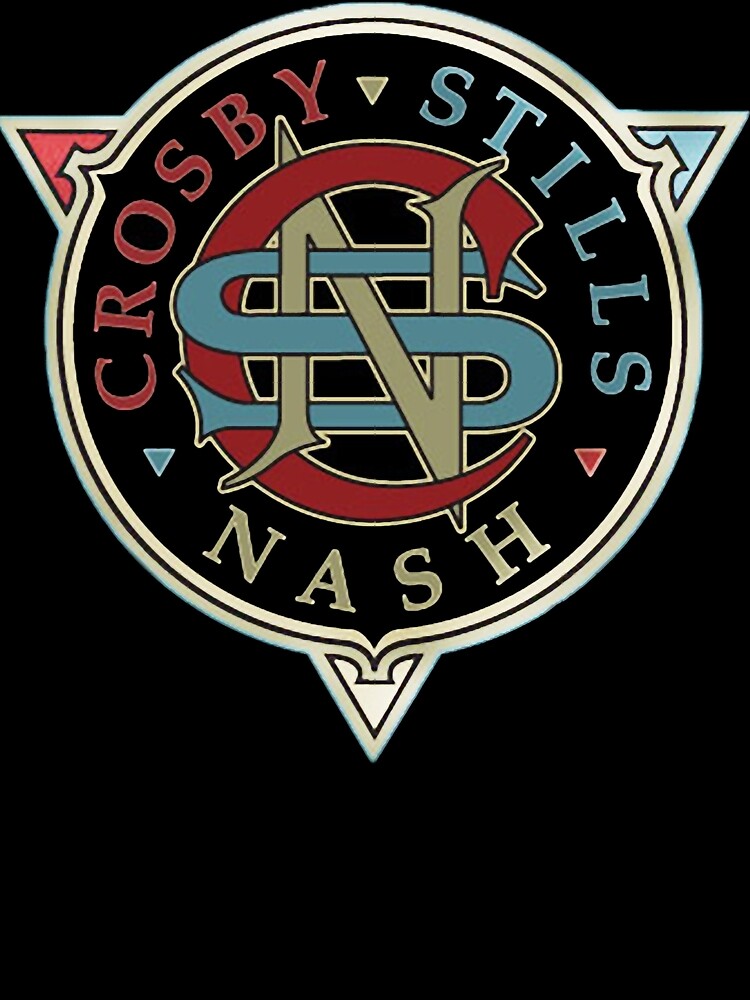 "The Band Crosby Logo Stills Band Music Nash Fashion And Young " Poster ...