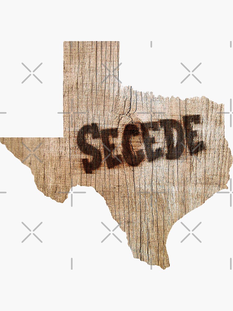 "Texas Secede" Sticker for Sale by lilkenz | Redbubble