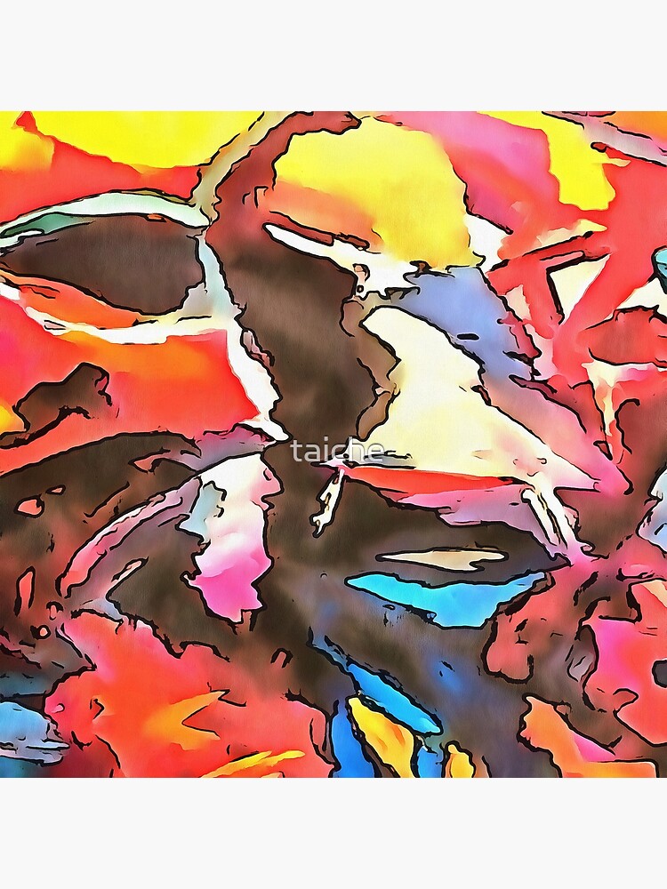 "Awkward Cow Abstract Black Outline Art" Poster for Sale by taiche ...