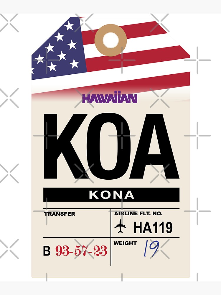 Kona Plane Ticket Tote Bags for Sale | Redbubble